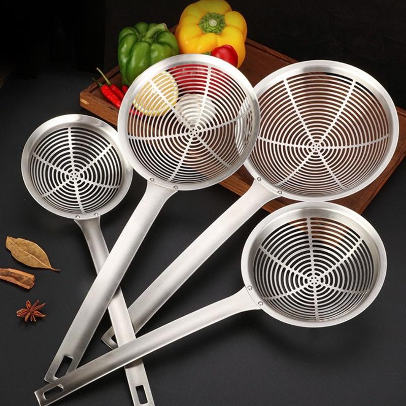 goupgo Durable 304 Stainless Steel Large Colander Thickened ...