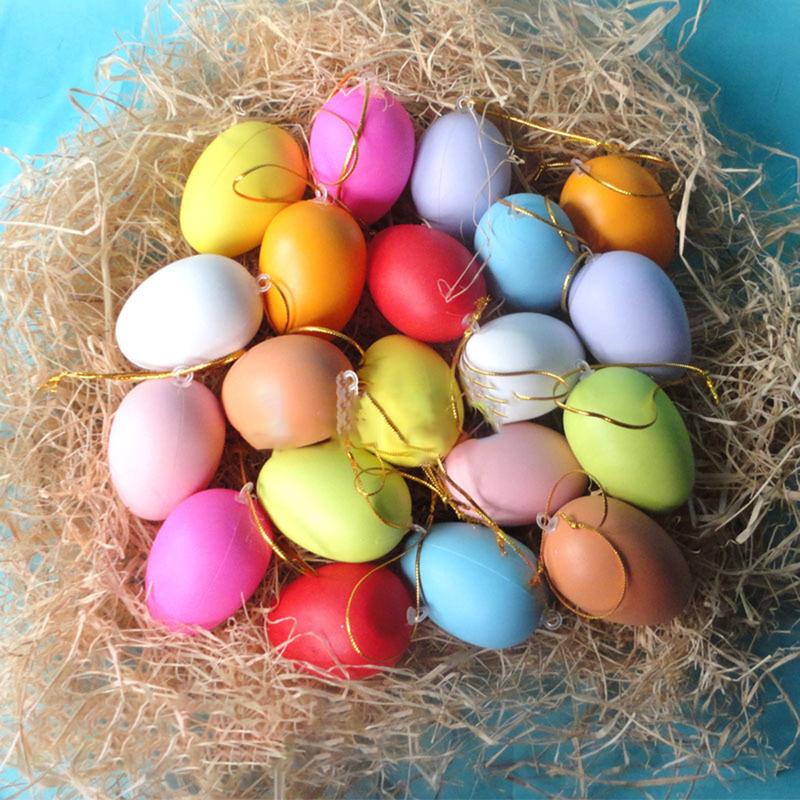 20Pcs Eggs Toy Mini DIY Graffiti Plastic Easter Simulation Eggs ...