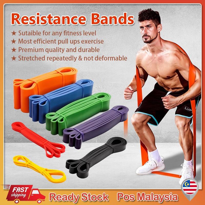 【Ready Stock】Gym Natural latex Resistance Band Elastic Band exercise ...
