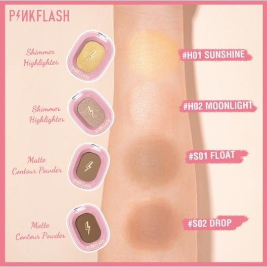 PINKFLASH #OhMyShow Soft Pigment Face Contour - Highlighter Bronzer ...