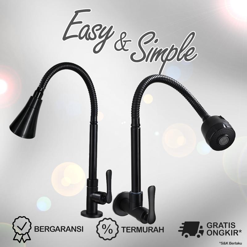 ES Keran Angsa Kran Air Wastafel Keran Cuci Piring Fleksibel - Shop | Tokopedia