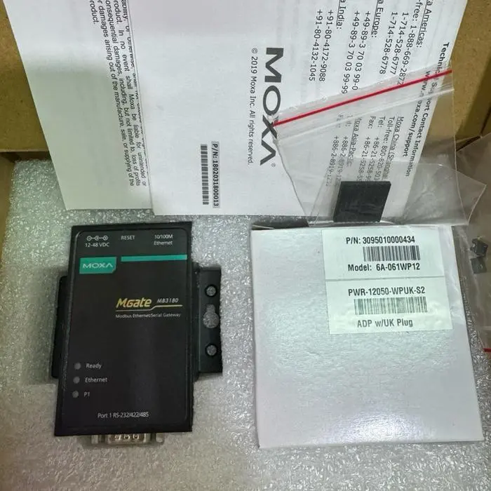 MOXA MGATE MB3180 Modbus Ethernet Gateway - Shop | Tokopedia