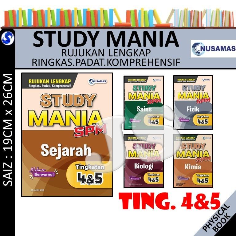 STUDY MANIA TINGKATAN 4.5 - SAINS | SEJARAH - RUJUKAN LENGKA - TikTok Shop Malaysia