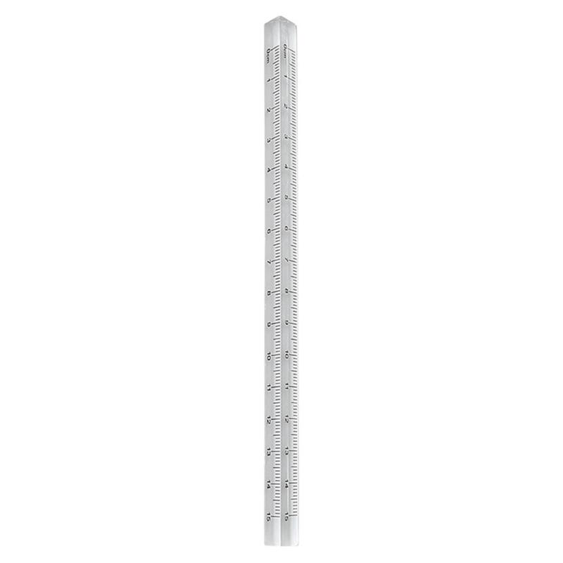 BOYI Transparent Triangular Prism Ruler Architect Scale Rule - TikTok ...