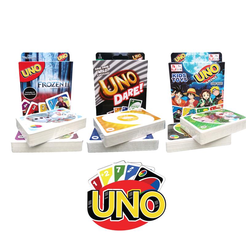 UNO Playing Card Game with Exciting Themes - Fun Board Game for ...