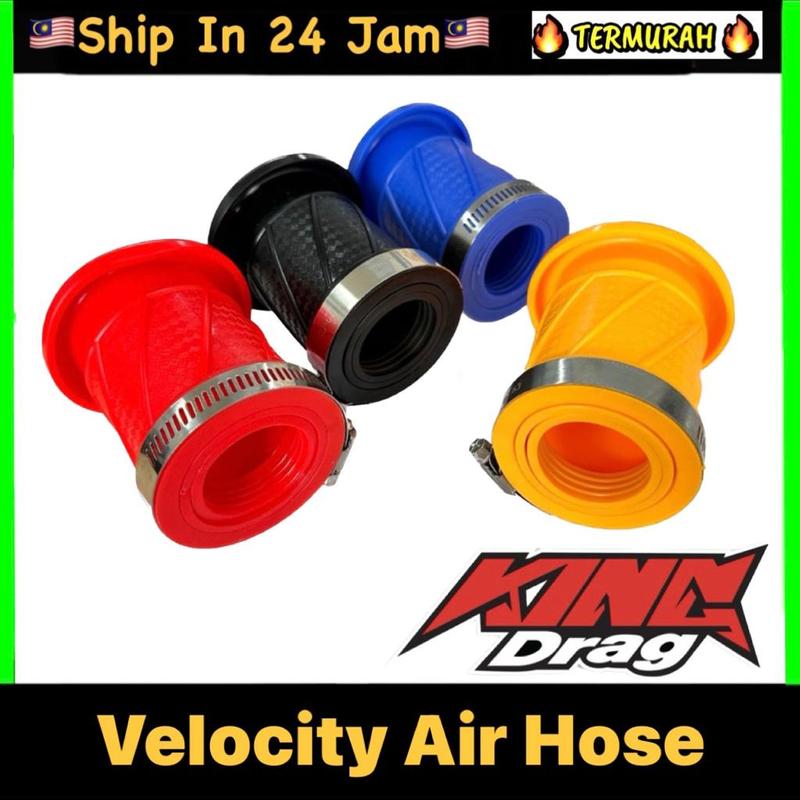 King Drag Racing Trumpet Velocity Throttle Body 32MM-48MM Getah ...