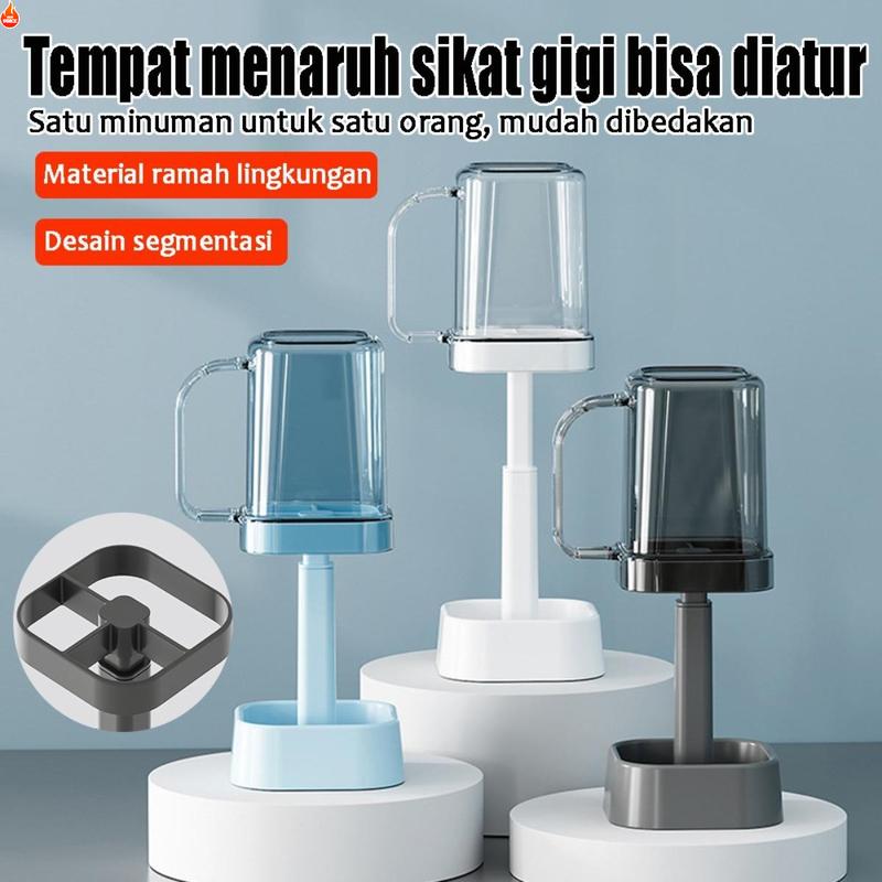 Kotak Sikat Gigi Portabel Anti Debu Kecil dengan Gelas Kumur ...