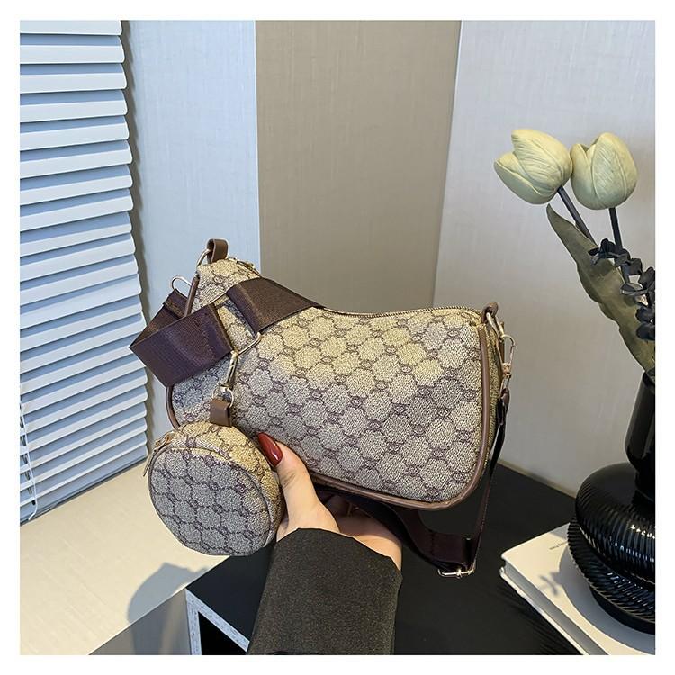 Beg Bahu Monogram Wanita, Fesyen, Dompet Silang Ketiak, Diperbuat ...