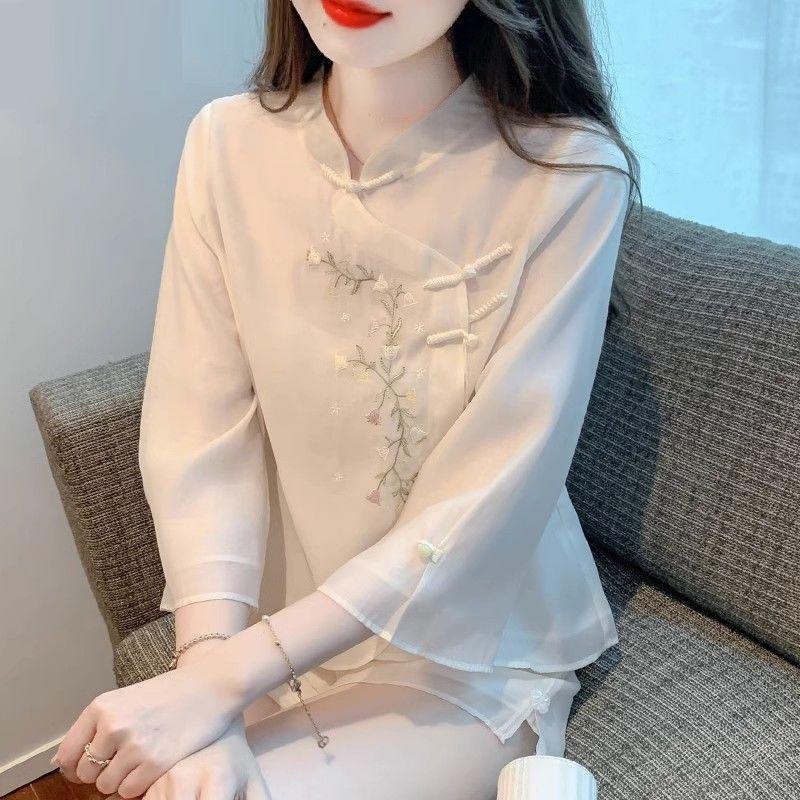 Atasan Cheongsam, Gaya Cina Baharu, Gaya Kebangsaan, Butang Simpul ...