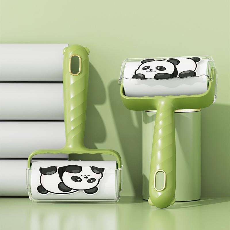 New Cartoon Pattern Lint Roller Set with Refills, Tearable Fabric ...