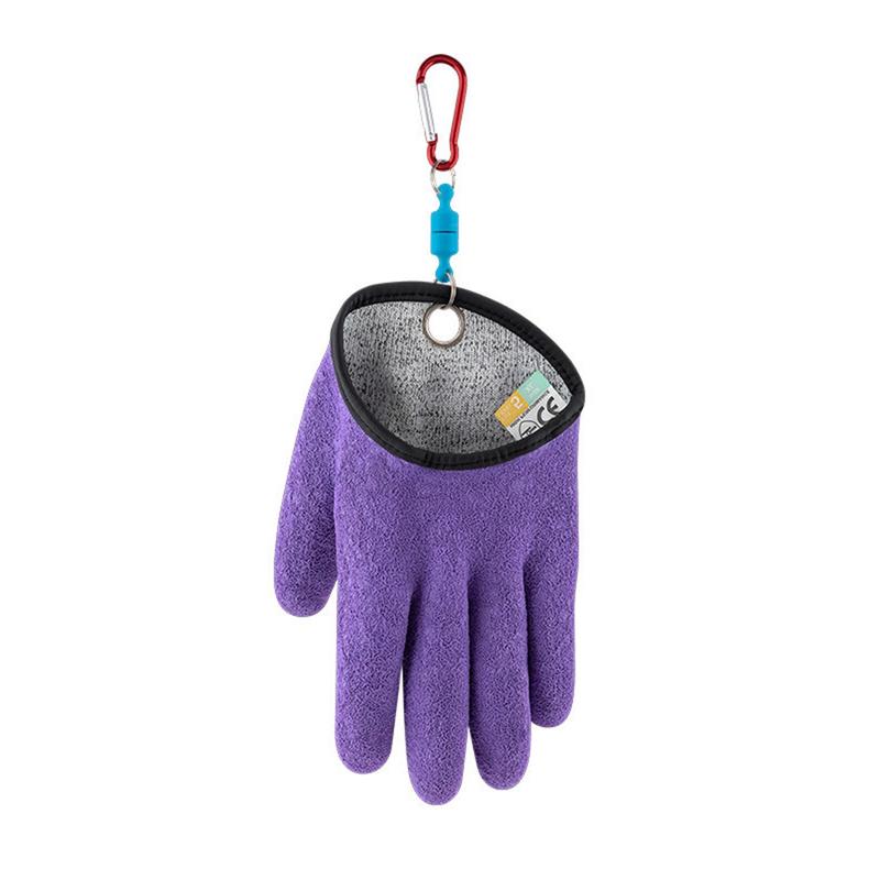 Magnetic Anti- Fishing Gloves Fisherman Protect Hand Handy Catching ...