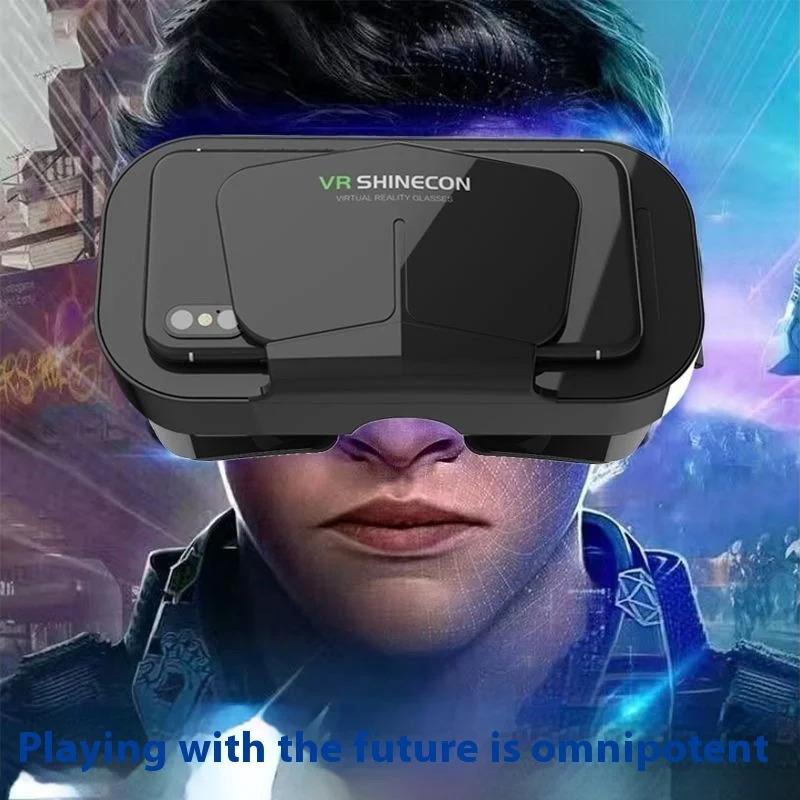3D VR Glasses Virtual Reality Headset Viar Devices Helmet Lenses Smart ...