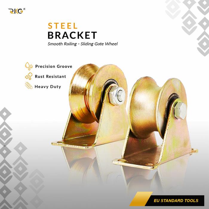 Promo Roda Katrol Panduan Rel Pagar Slidding Guide Gate Wheel - U 50 ...