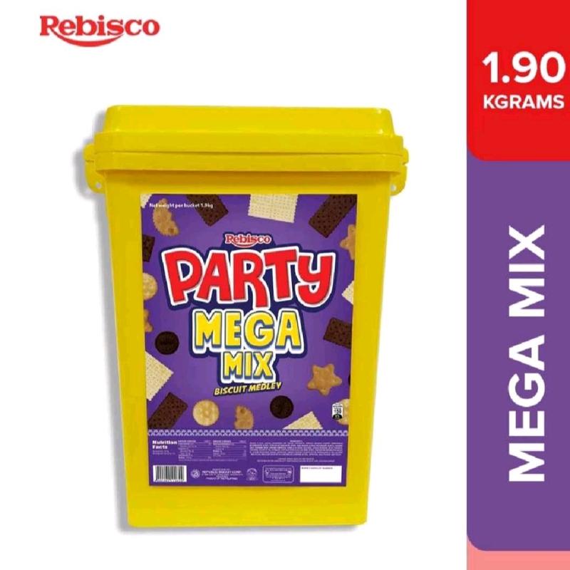 Rebisco Party Mega Mix 1.90kilograms Snack Choc Chocolate Cookie ...