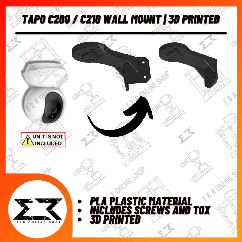 TAPO CCTV C210 / C211 / C200 / TC70 - Wall Mount 3D Printed - TikTok ...