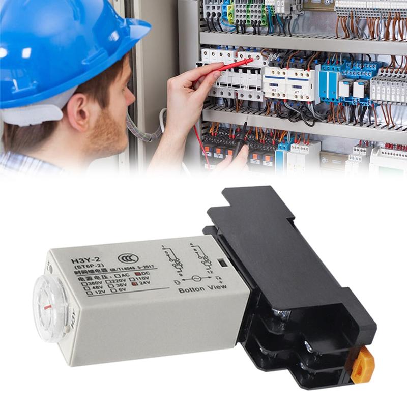 Power On Delay Rotary Knob 0-60 Seconds Timers Timing Time Relays ...