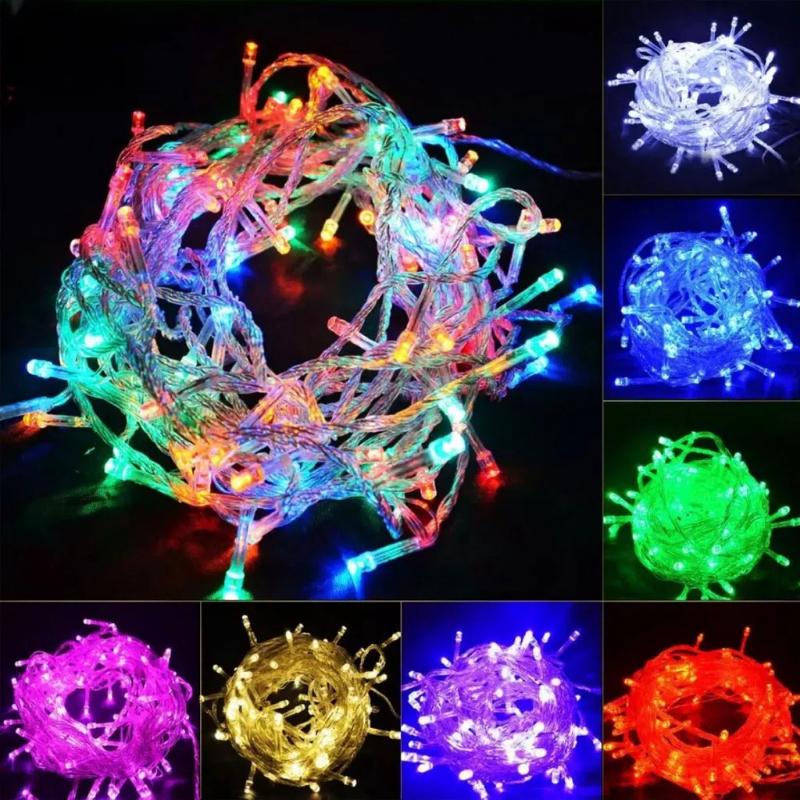 COD 100 Lights Christmas Lights Clear Cord (8 Meters) Christmas ...