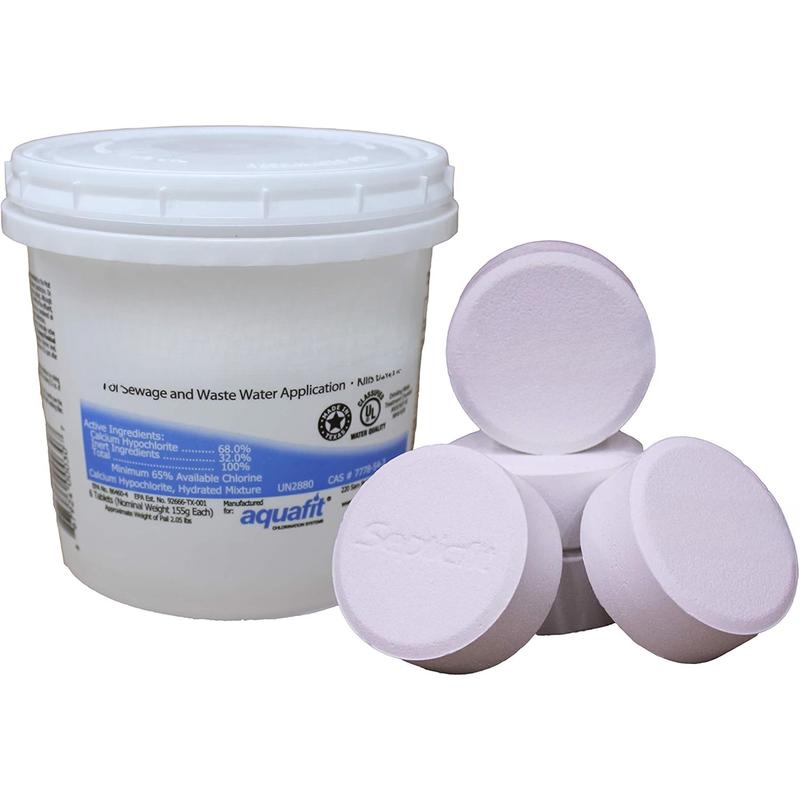 Septic Chlorine Tablet - 6 Tablet Pail - 2 lbs - NOT for USE in ...