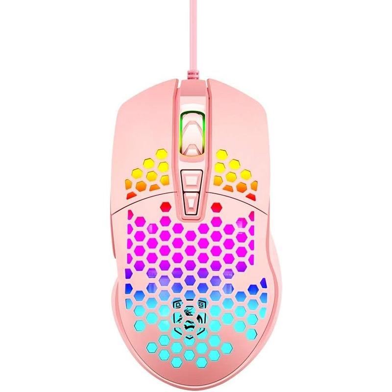 Ultralight Gaming ,RGB Backlit Mice with 7 Buttons Programmable ...