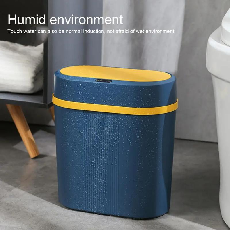 12L Dual Mode Kitchen Trash Can Smart Induction Trash Can Living ...