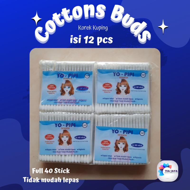 Cotton Buds Korek Kuping 12Sachet Ear Removal - Shop | Tokopedia