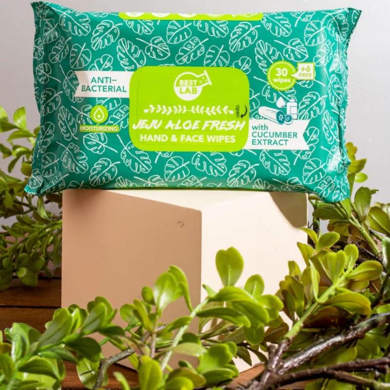 Best Lab Jeju Aloevera Fresh Hand and Face Wipes (36 Pulls) - TikTok ...