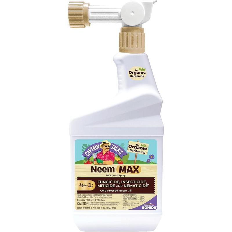 Bonide Captain Jack's Neem Max, 16 oz Ready-to-Spray Cold Pressed Neem ...