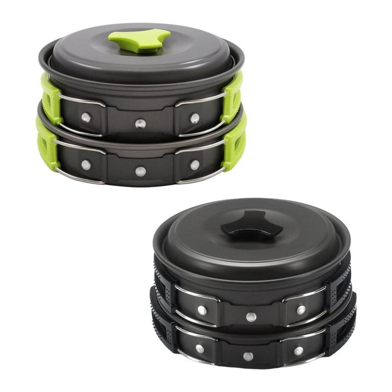 Camping Cookware Camping Cooking Set Outdoor Cook Gear Nonstick ...