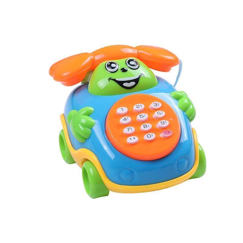 Singing Telephone Toy Car Cartoon Music Bus Children's Educational ...
