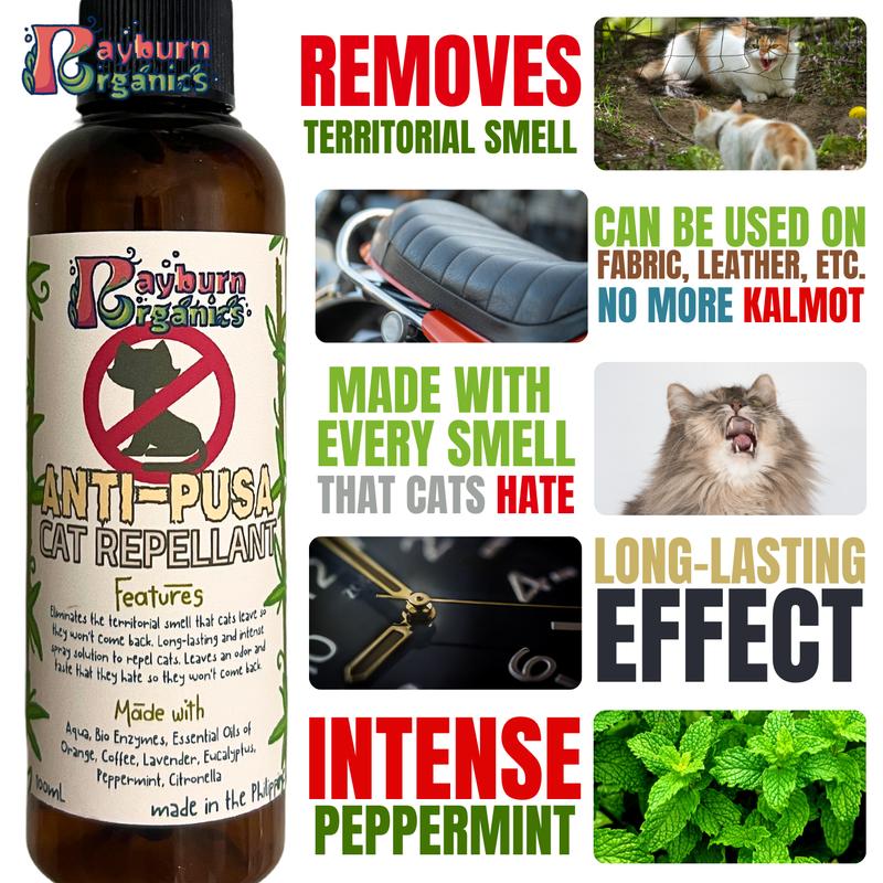 Rayburn Organics Anti Pusa Anti Kalmot - Organic Cat Repellent - TikTok ...