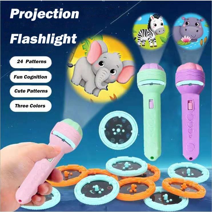 Enlightenment Projector Light Flashlight for Kids Dinosaur Projector ...