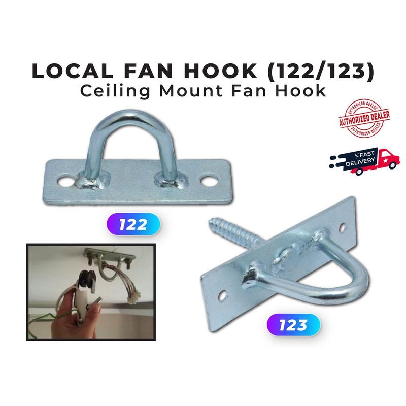 LOCAL FAN HOOK (122/123)/Ceiling Mount Fan Hook, Kipas Gantung - TikTok ...