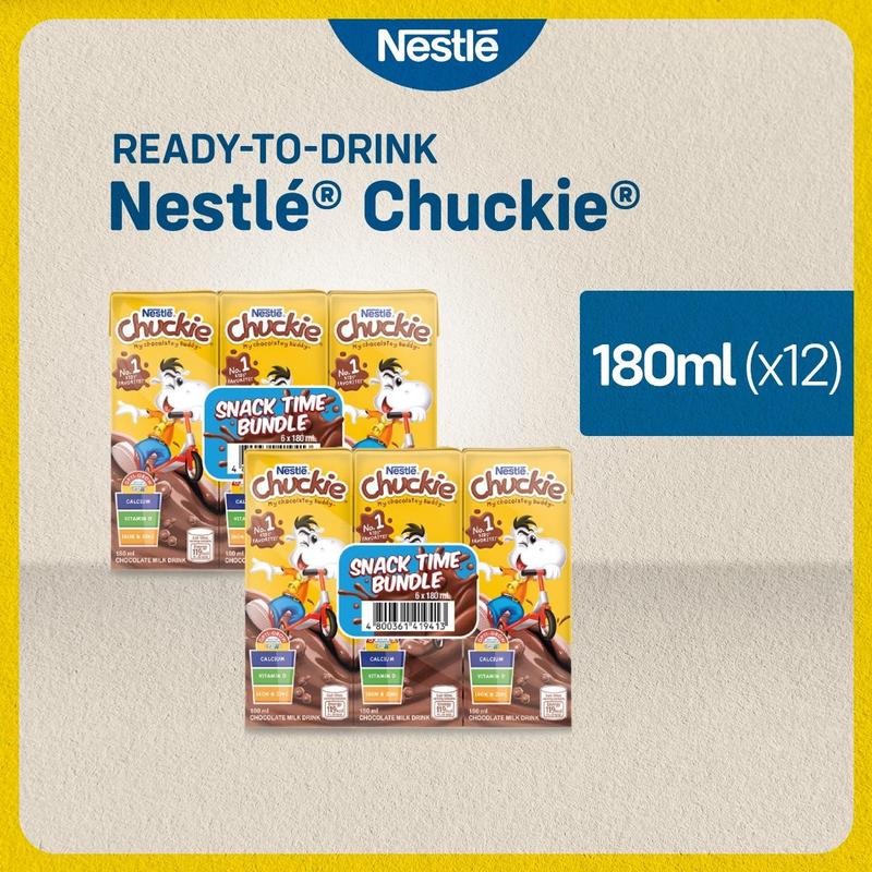NESTLÉ CHUCKIE Chocolate Flavoured Milk 180ml - Pack of 12 - TikTok ...