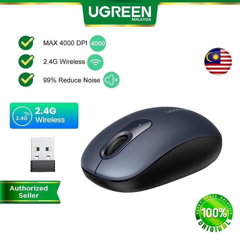 UGREEN 2.4G Wireless Mouse Midnight Blue 2400DPI 2.4G USB Wireless ...