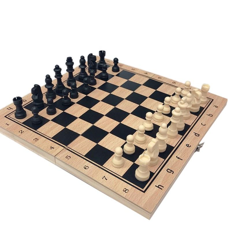 COD Yimitoys Folding Wooden Chess Board Pieces Set Board Game - TikTok Shop Philippines