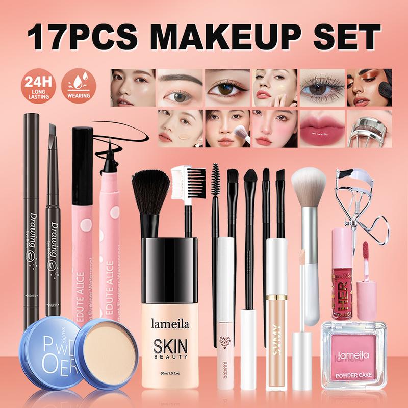 Set Solekan Permulaan, Set 9 / 17 Keping, Set Kosmetik Penuh - TikTok ...