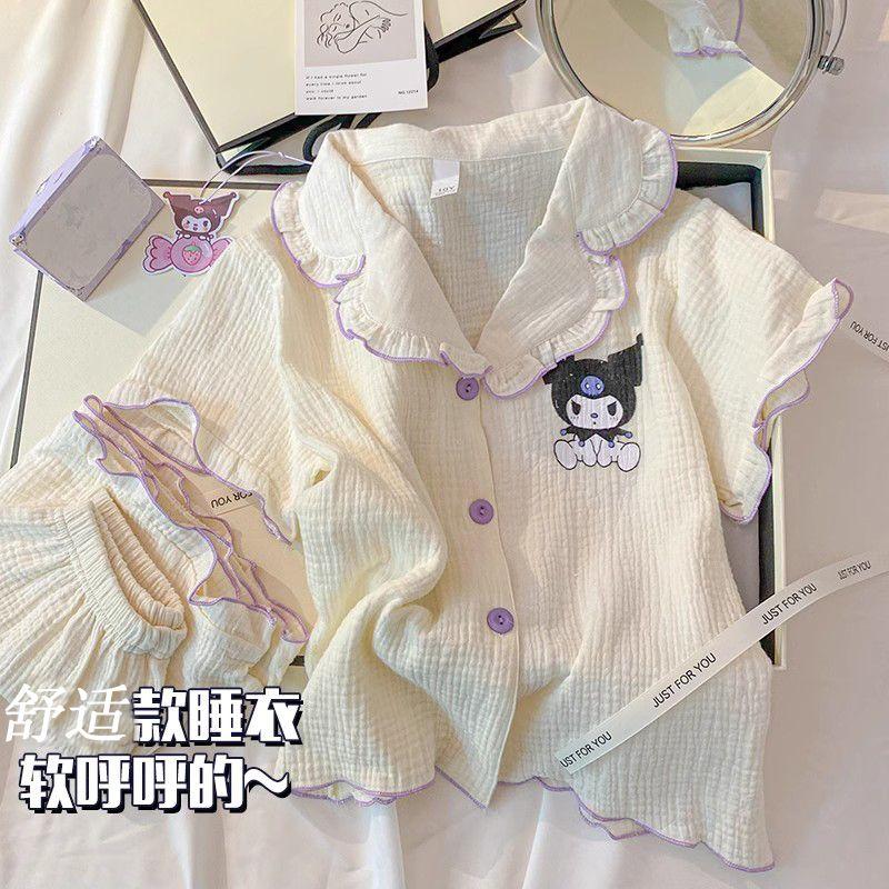 Japanese Style Cartoon Cute Clow M Child Girl Pajamas Summer - TikTok ...