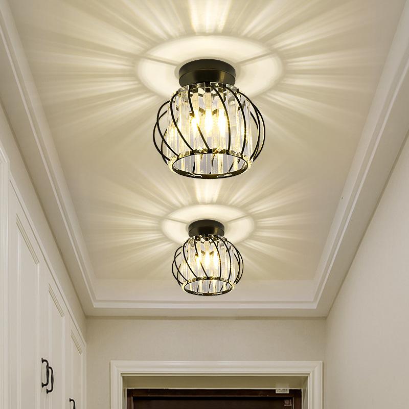 Lampu Kristal Kreatif Minimalis Moden Lampu Lorong Koridor Lampu ...