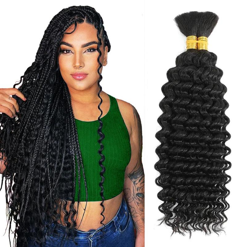 Human Braiding Hair for Boho Braids Human Hair 110g 22 Inch Curly ...