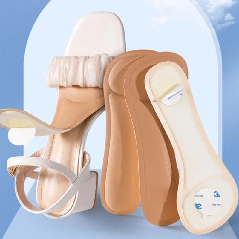 Sole Inserts Self-adhesive Sandals Insoles Breathable Anti-slip ...