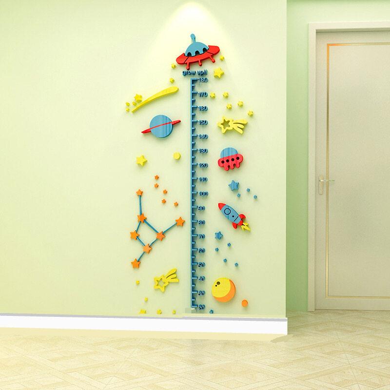 Height Measure Wall Stickers Home Decor DIY Simple Chart Ruler - TikTok ...