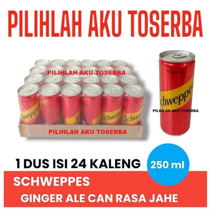 Schweppes Tonic Water GINGER ALE DRINK Kaleng CAN 250 ml - ( - Shop ...