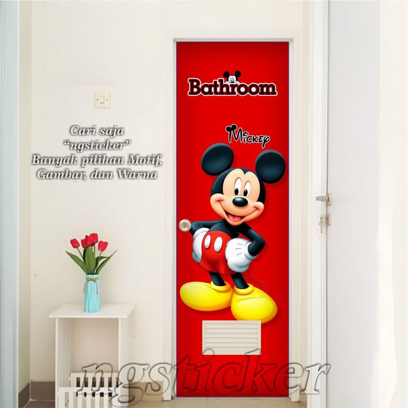 stiker pintu kamar mandi , bathroom sticker / Dekorasi micke - Shop ...