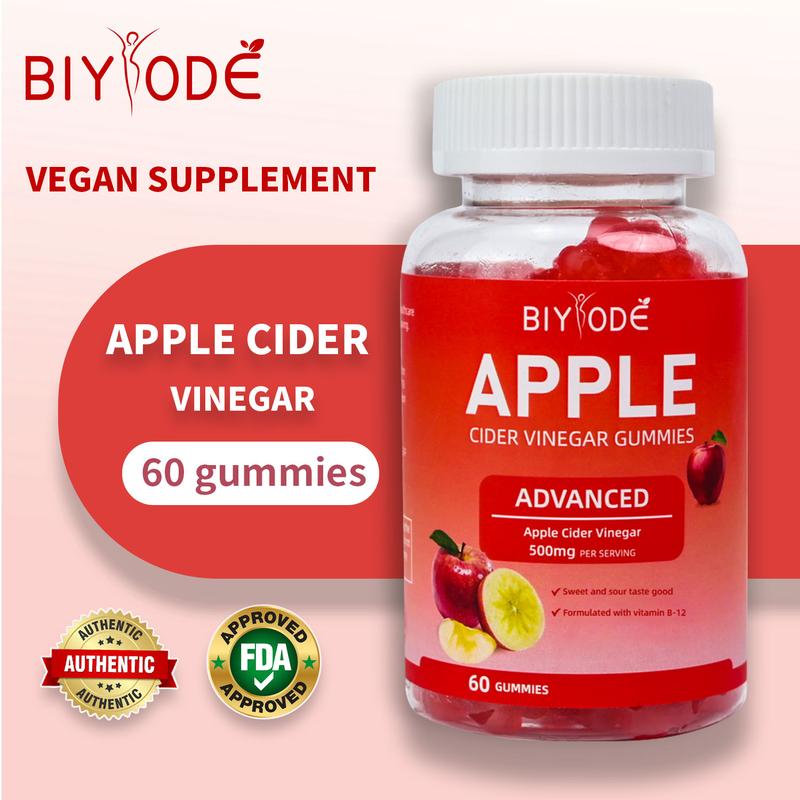 BIYODE Apple Cider Vinegar 5000mg Gummies Vegan supplements 60 - TikTok ...
