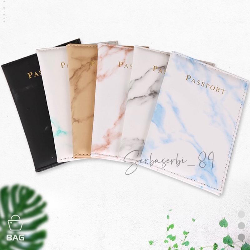 Sampul pasport bahan kulit motif mamer passport cover kulit pu - Shop ...
