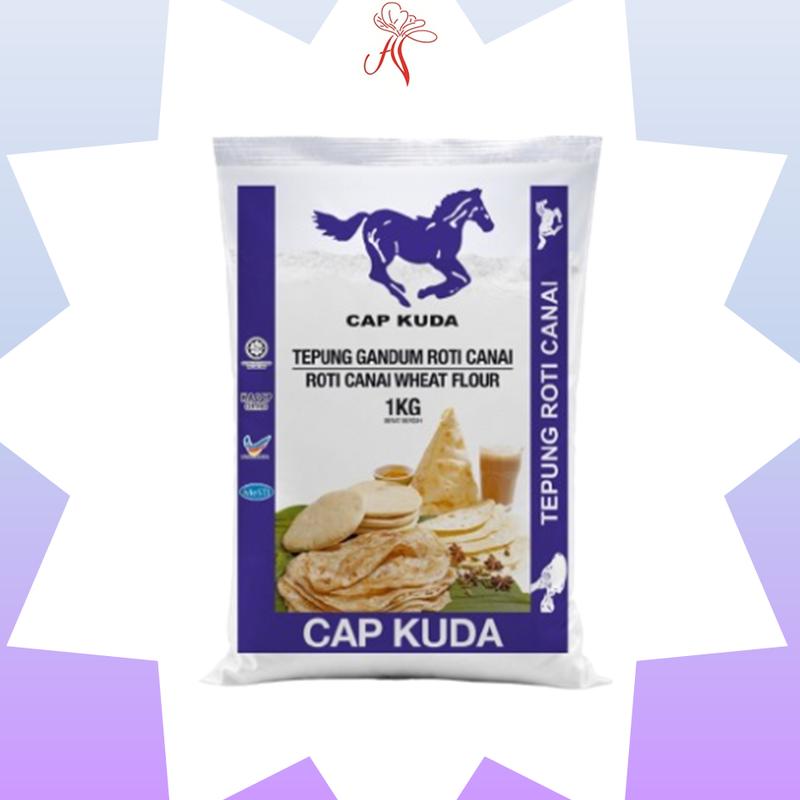 CAP KUDA Wheat Flour Tepung Gandum 1KG - TikTok Shop Malaysia