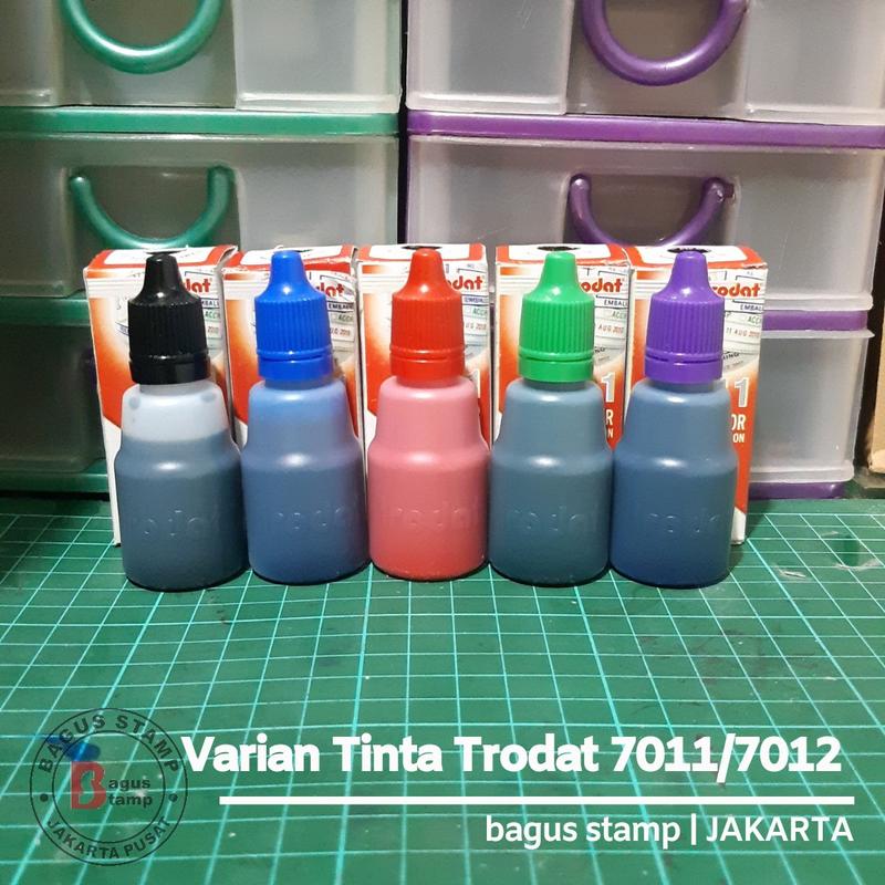 Tinta Trodat 7011 7012 Tinta stempel 25ml 10ml Otomatis Self - Shop | Tokopedia