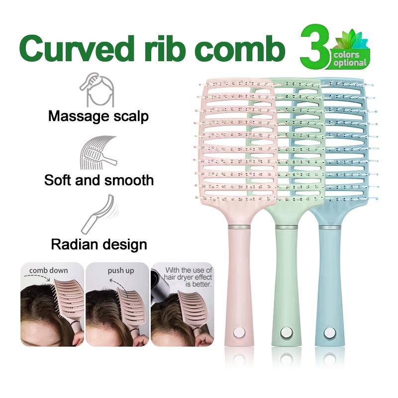 Fashion Big Curved Comb Curly Hair Fluffy Styling Comb High Quality ...