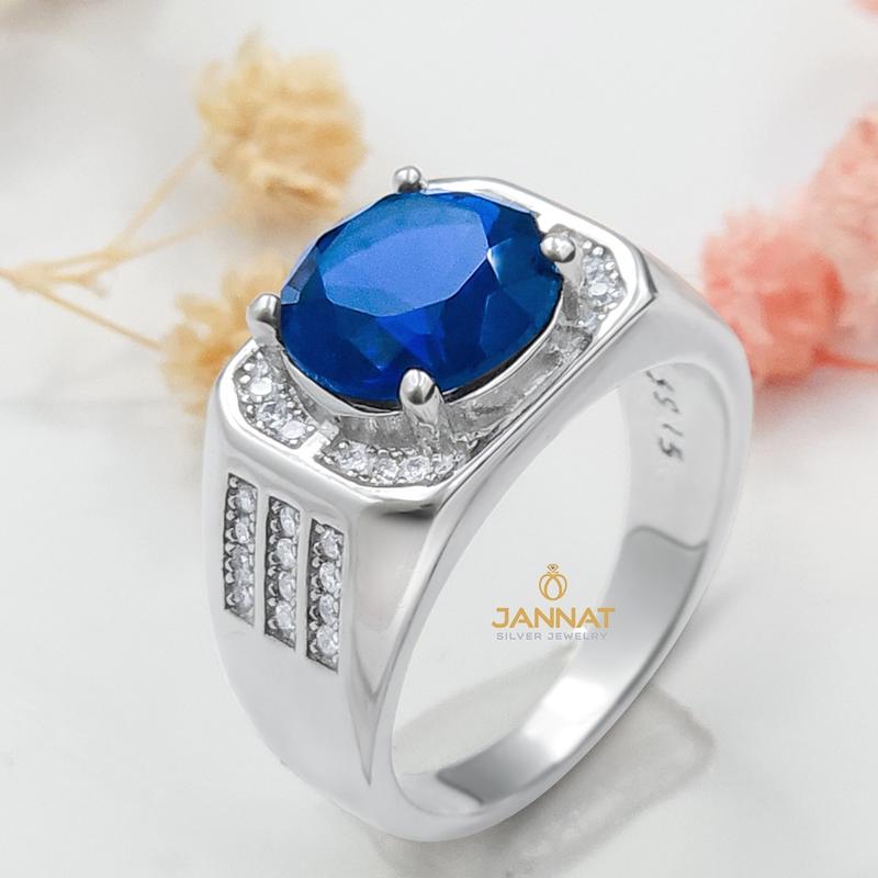 Bugatti 925 Genuine Sterling Silver Engagement Men Ring (cincin ...