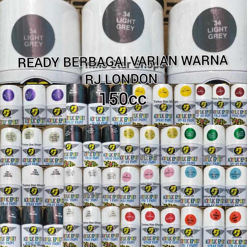 Pilok Cat Semprot RJ London Warna Primer Grey Epoxy Red Mera - Shop ...